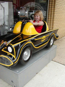 Bat Mobile Kiddie Ride - Collectible Vintage Rides BITW Retro Vintage